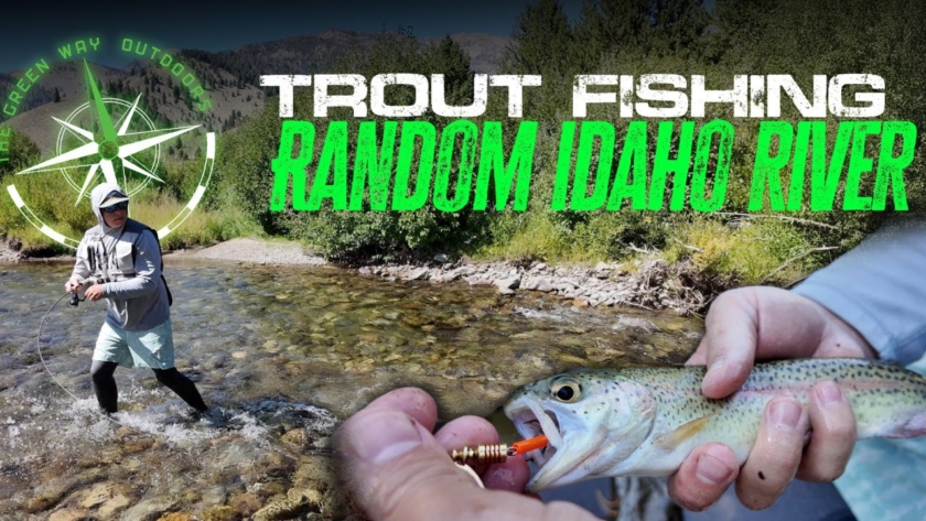 Vlog 33 - Trout Fishing A Random Idaho River - Spin-casting For Trout ...